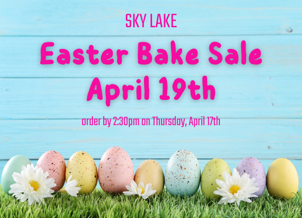 Easter Bake Sale 2025 - Sky Lake